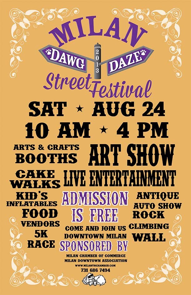 ArtStation - Dawg Daze street festival poster
