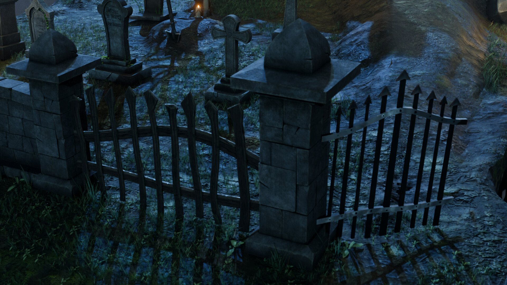 3D Tudor - Stylized Cemetery Asset Pack for Blender, Unity & UE5