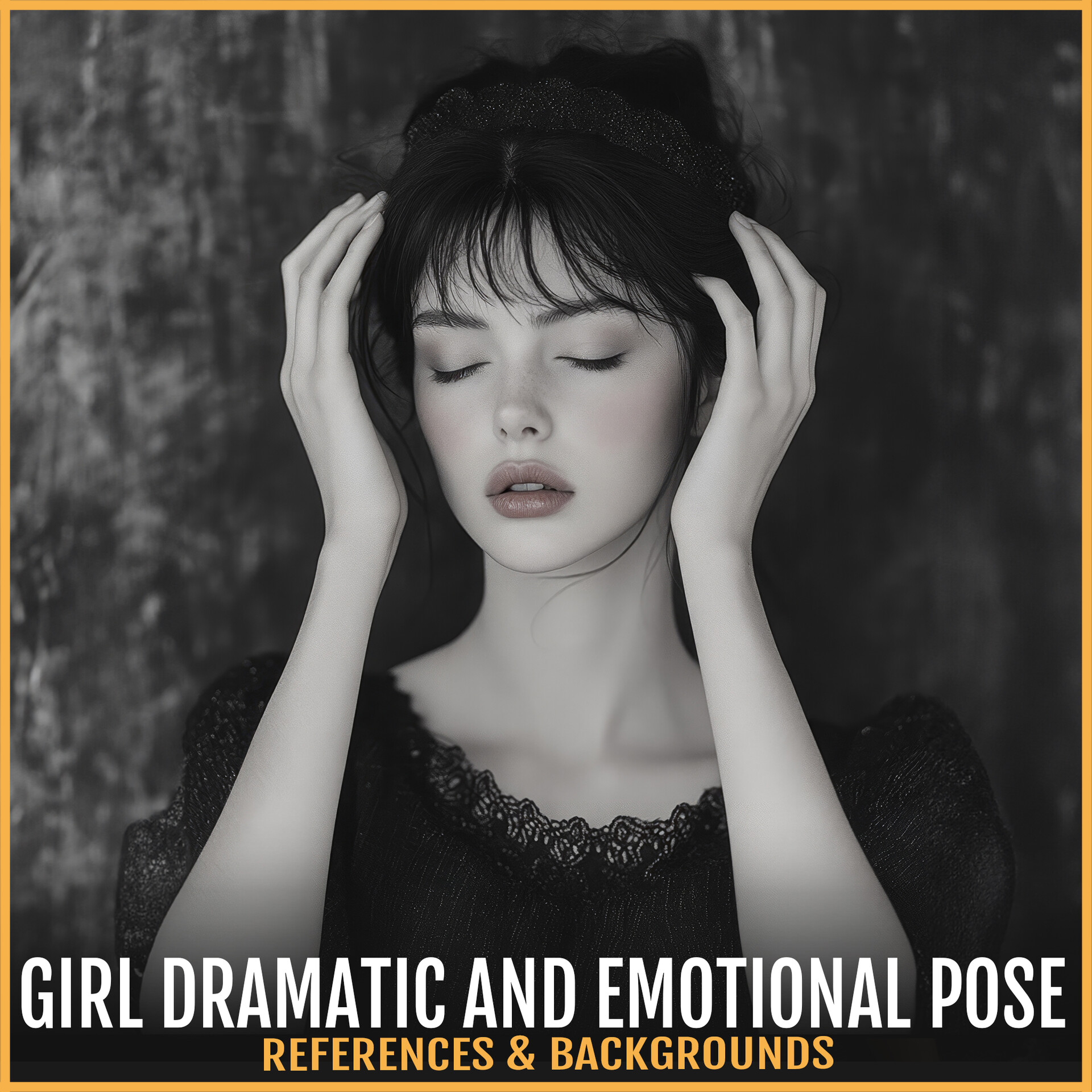 ArtStation - 303 Girl Dramatic and Emotional Pose