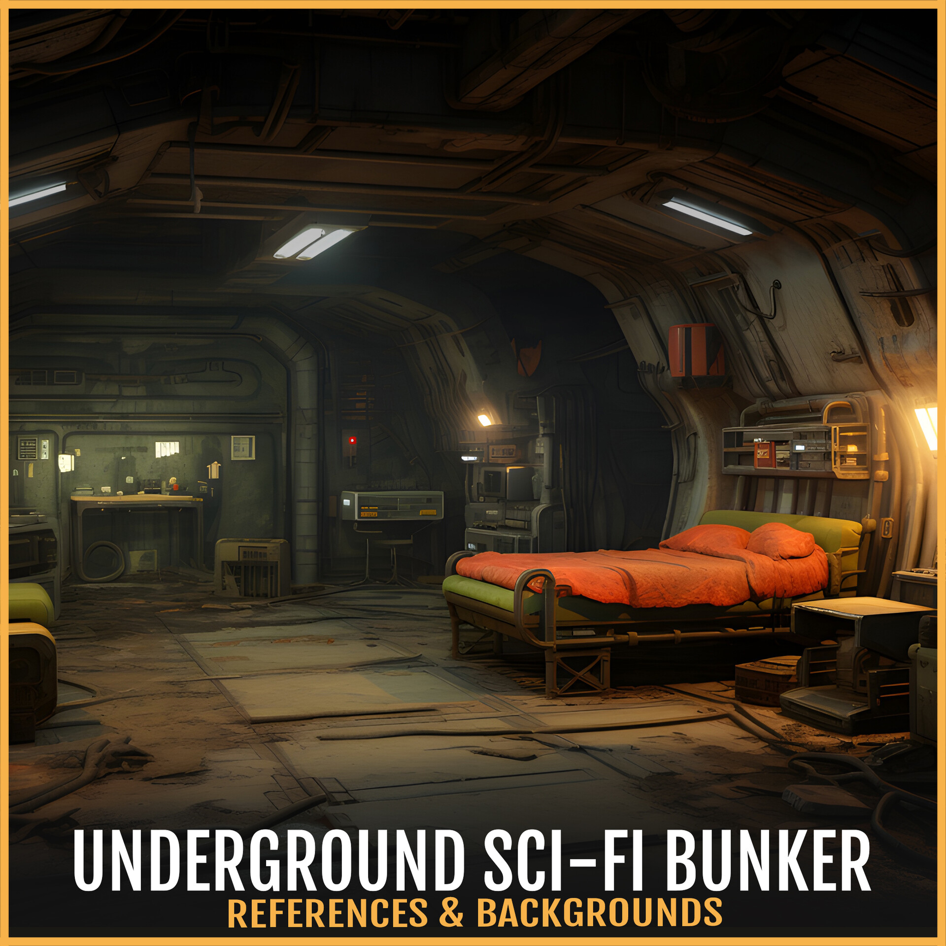 ArtStation - 303 Underground Sci-Fi Bunker