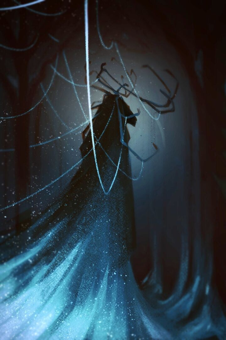 ArtStation - Snow-deer-ghost