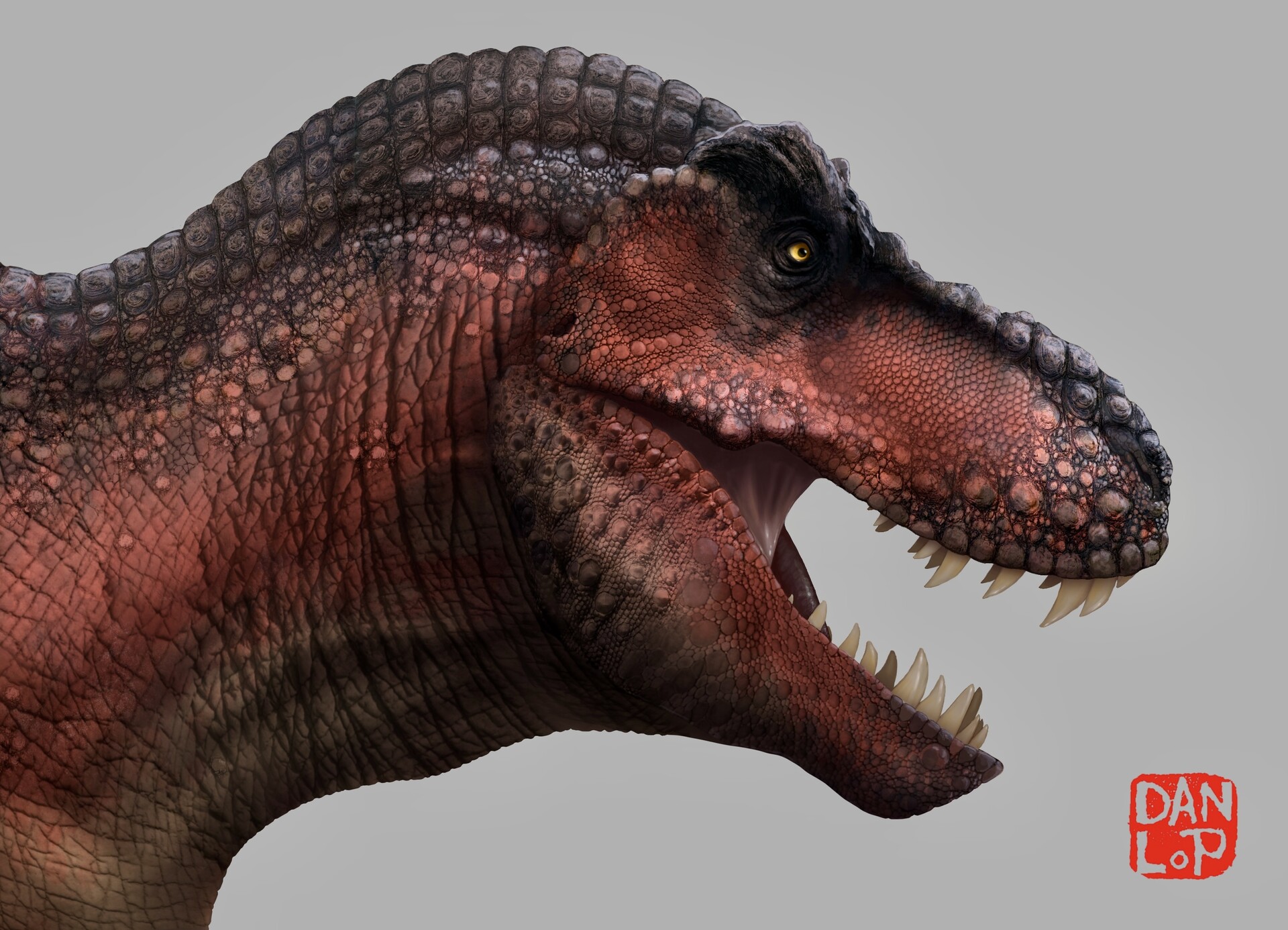 ArtStation - Red Tyrannosaurus rex
