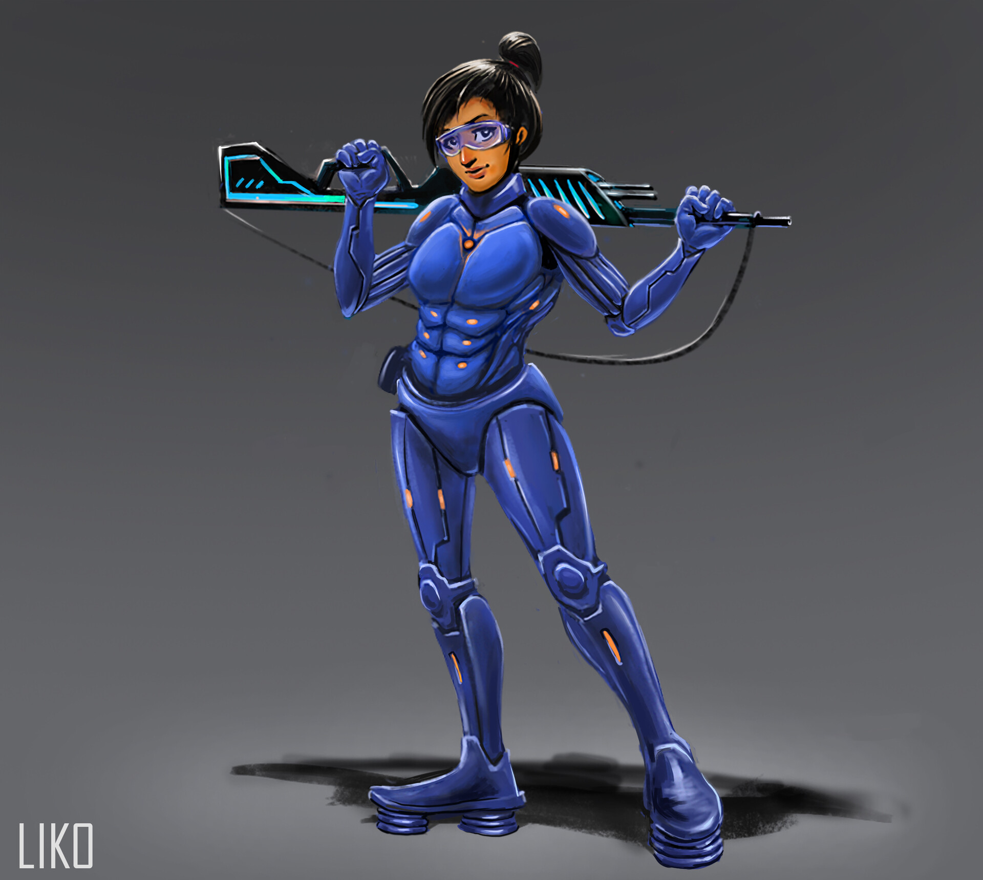 ArtStation - character design for "LIKO"