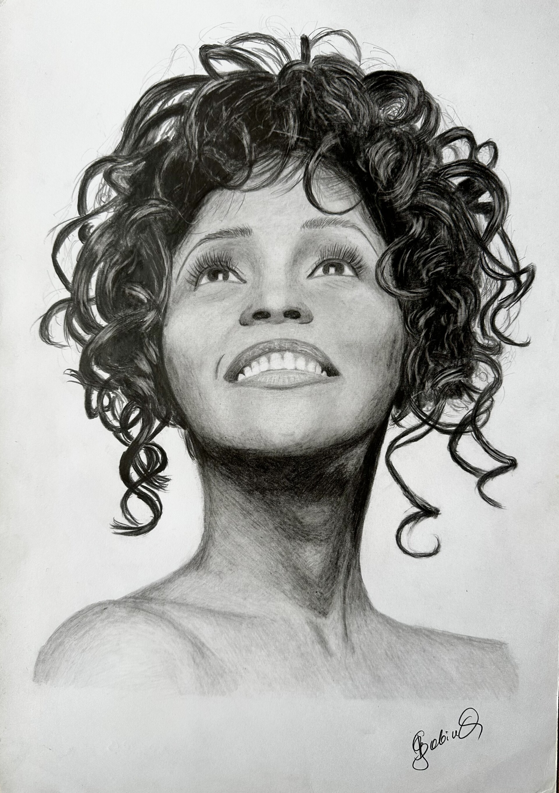 whitney houston coloring pages