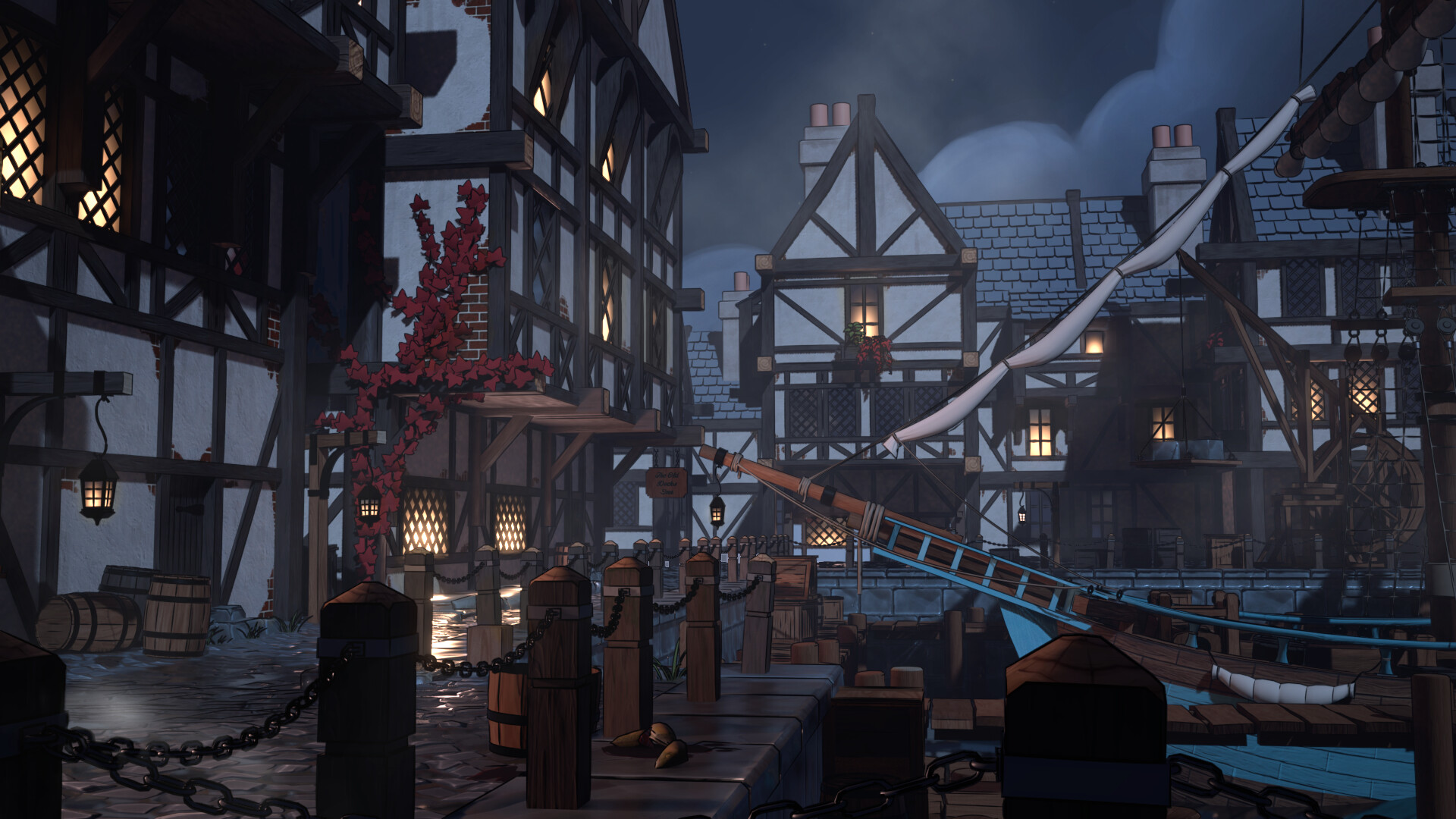 ArtStation - Dock Environment Concept