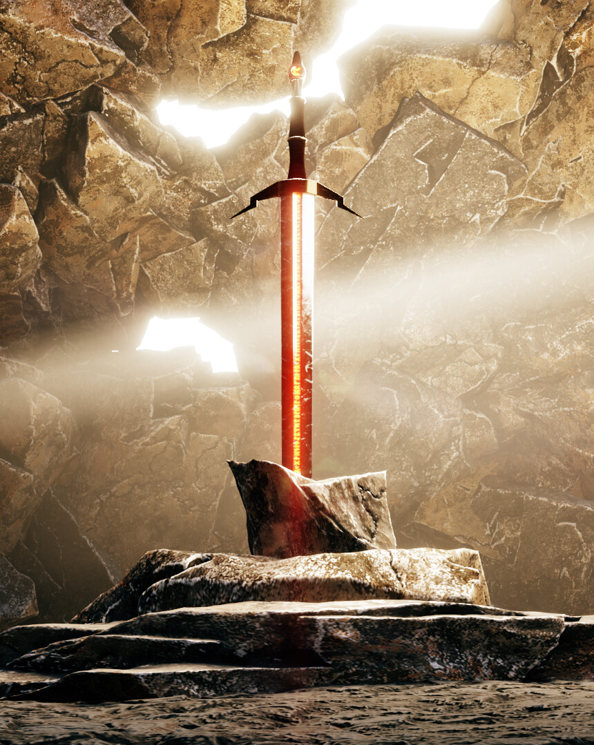 ArtStation - Fantasy sword