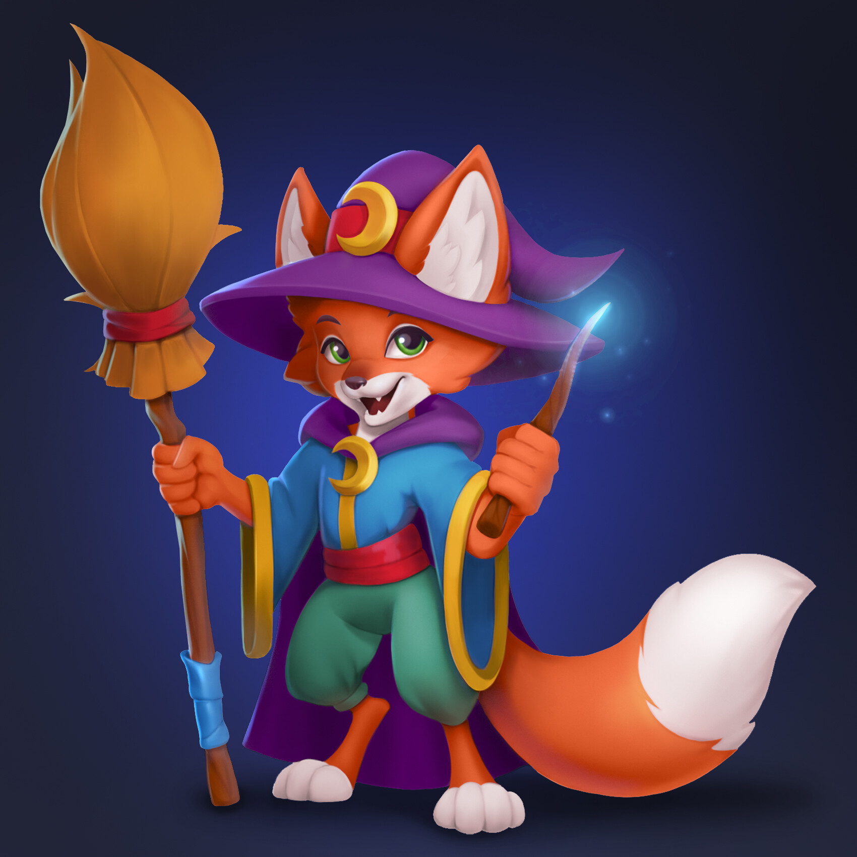 ArtStation - Fox wizard