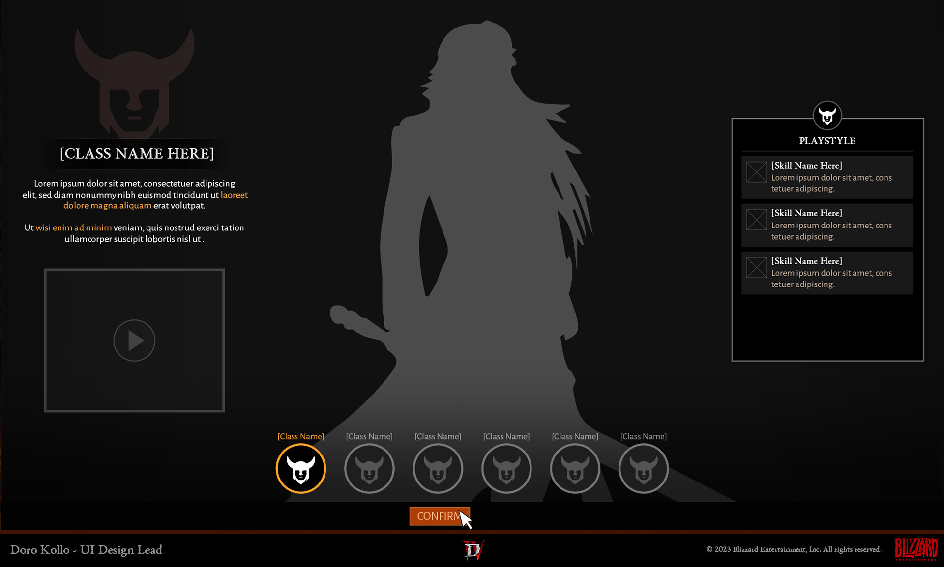 Dorottya 'Doro' Kollo - Diablo IV Wireframe: New Character Customization