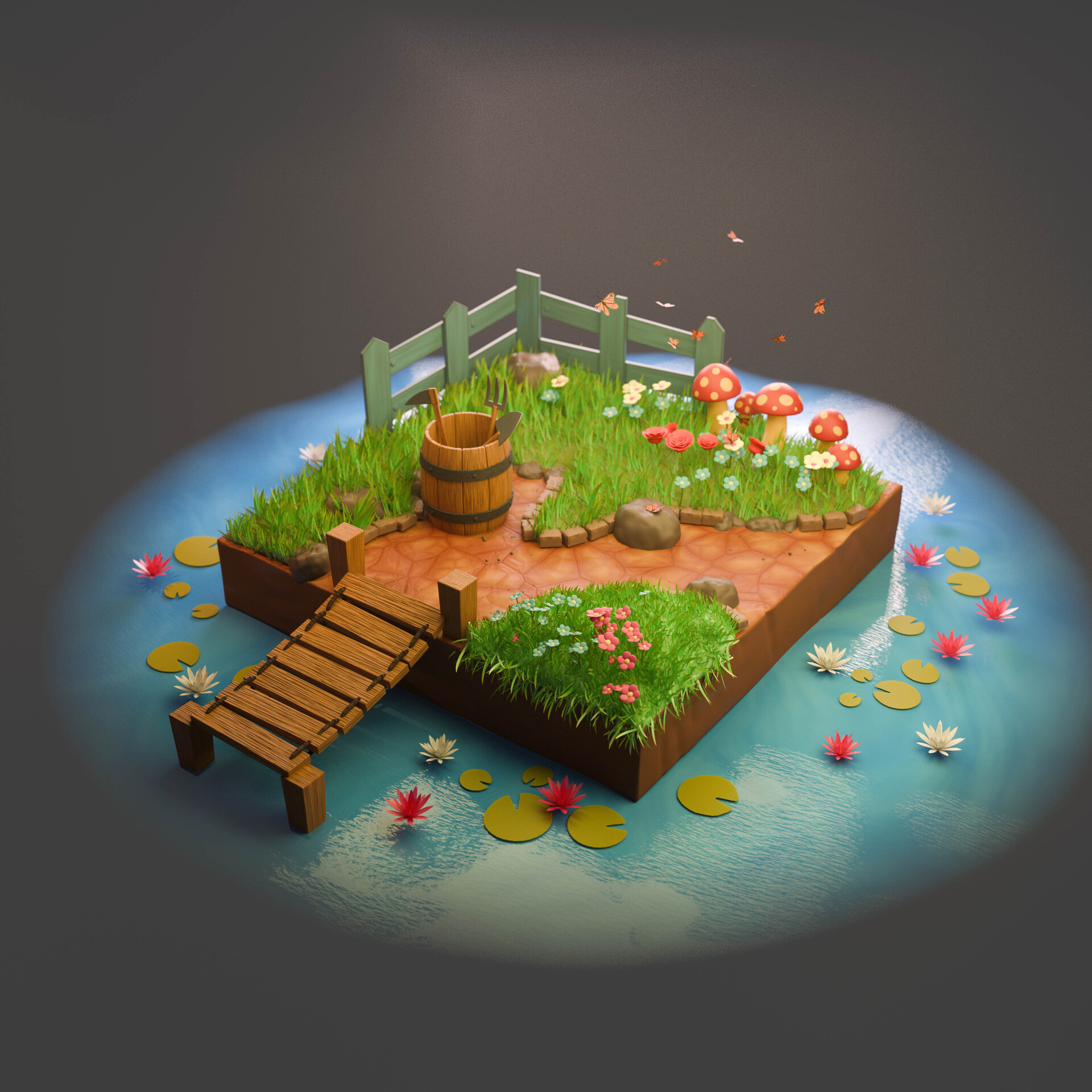 ArtStation - Game Environment modeling and Texturing