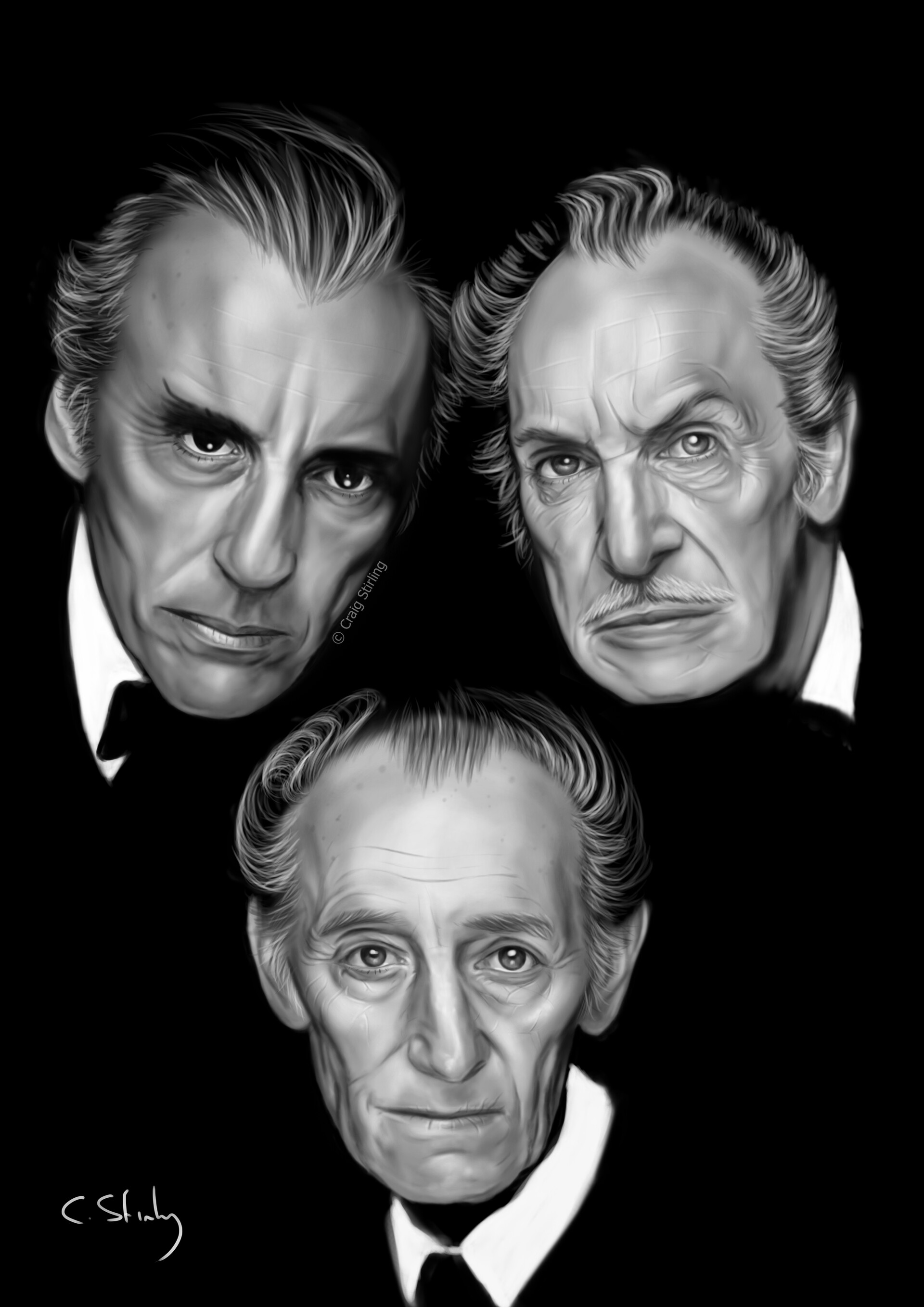 ArtStation - Icons Hammer Horror Trinity