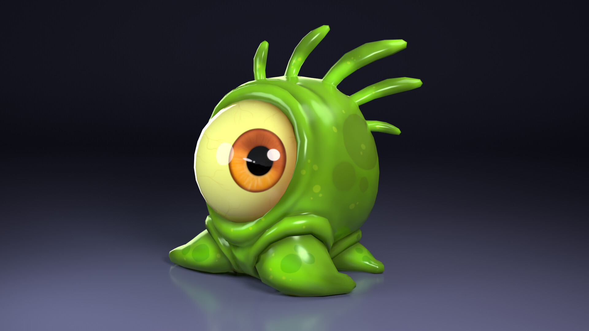 ArtStation - Game-Ready Green Blob