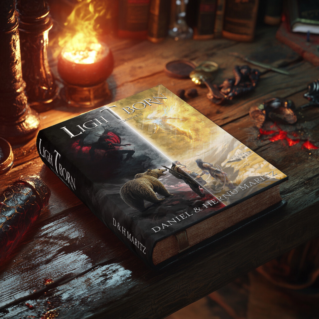 ArtStation - Book Cover: Lightborn Age Of Darkness