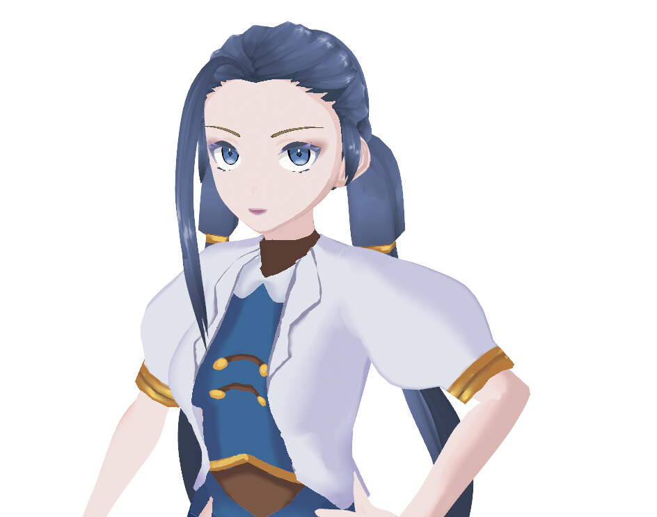 Angelica Jenina Pearl Pablo (crimsxnskyart) - [VROID] Piltover Jinx Fanart