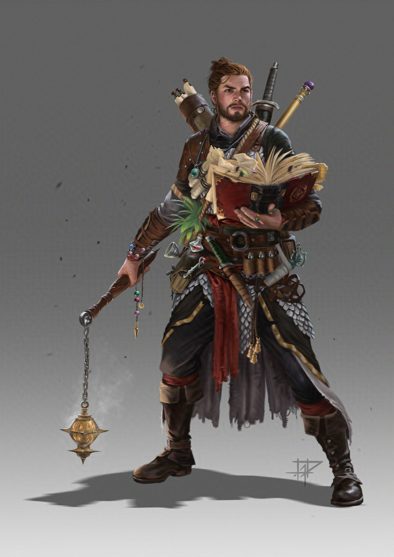 ArtStation - Human Thaumaturge - Dnd Character Design