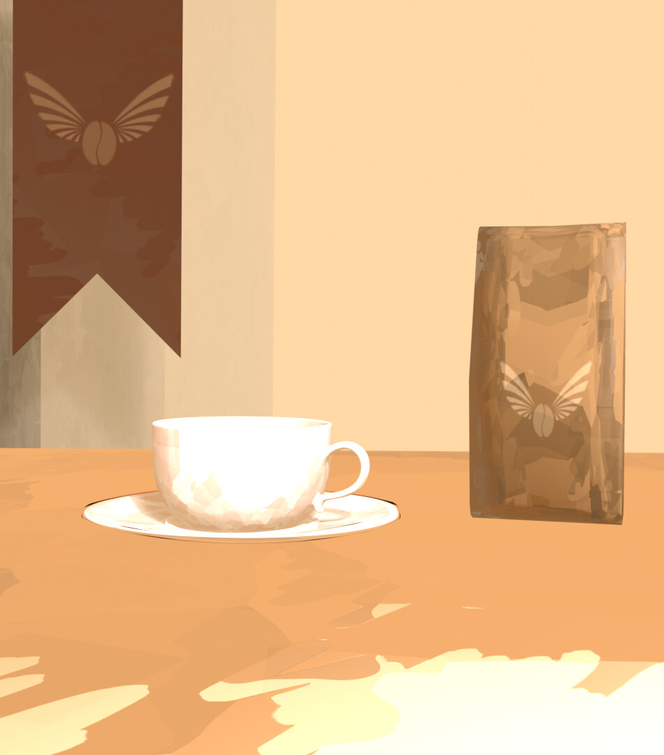 ArtStation - Fancy Coffee Making - Create a simple 3D model of a coffee ...