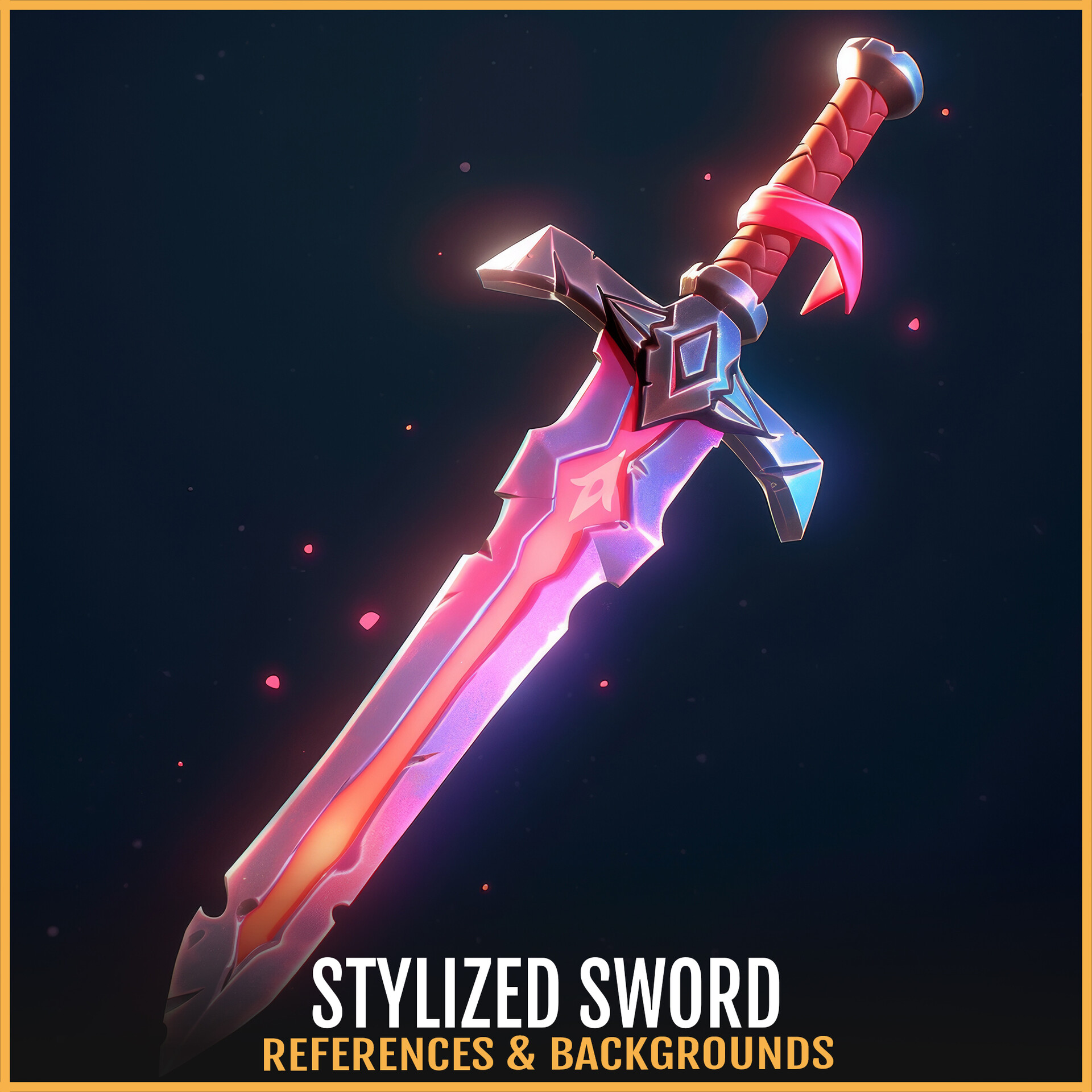 ArtStation - 505 Stylized Sword