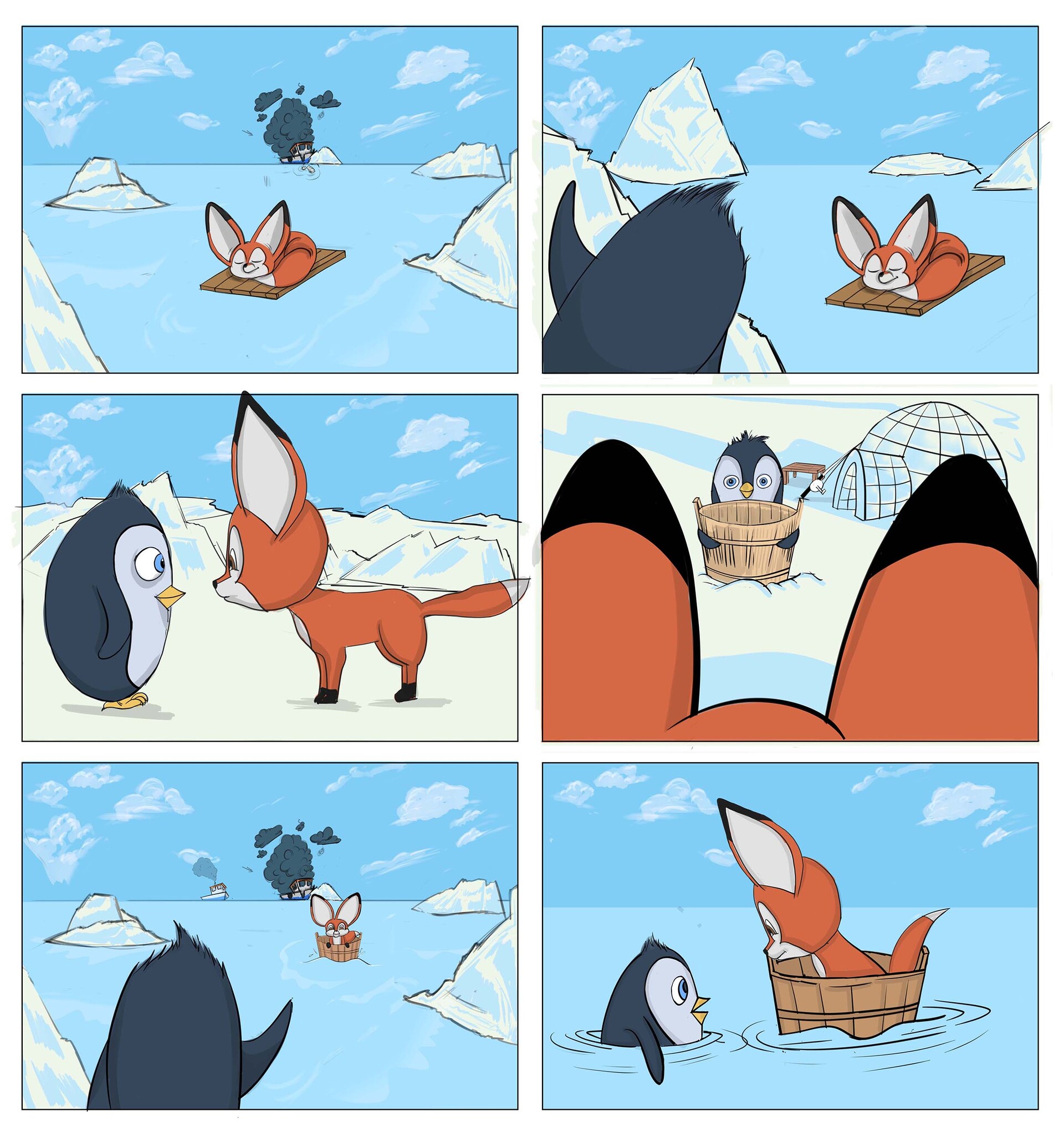 ArtStation - Pingo and the Zorro concept art