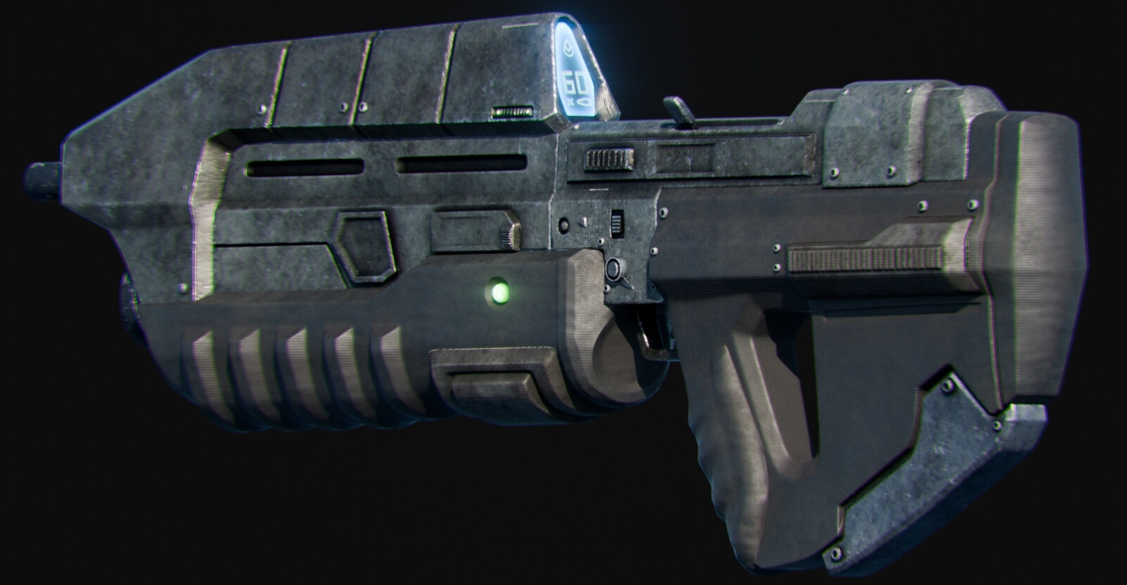 ArtStation - halo wars styled modular Ma5B assault rifle kit
