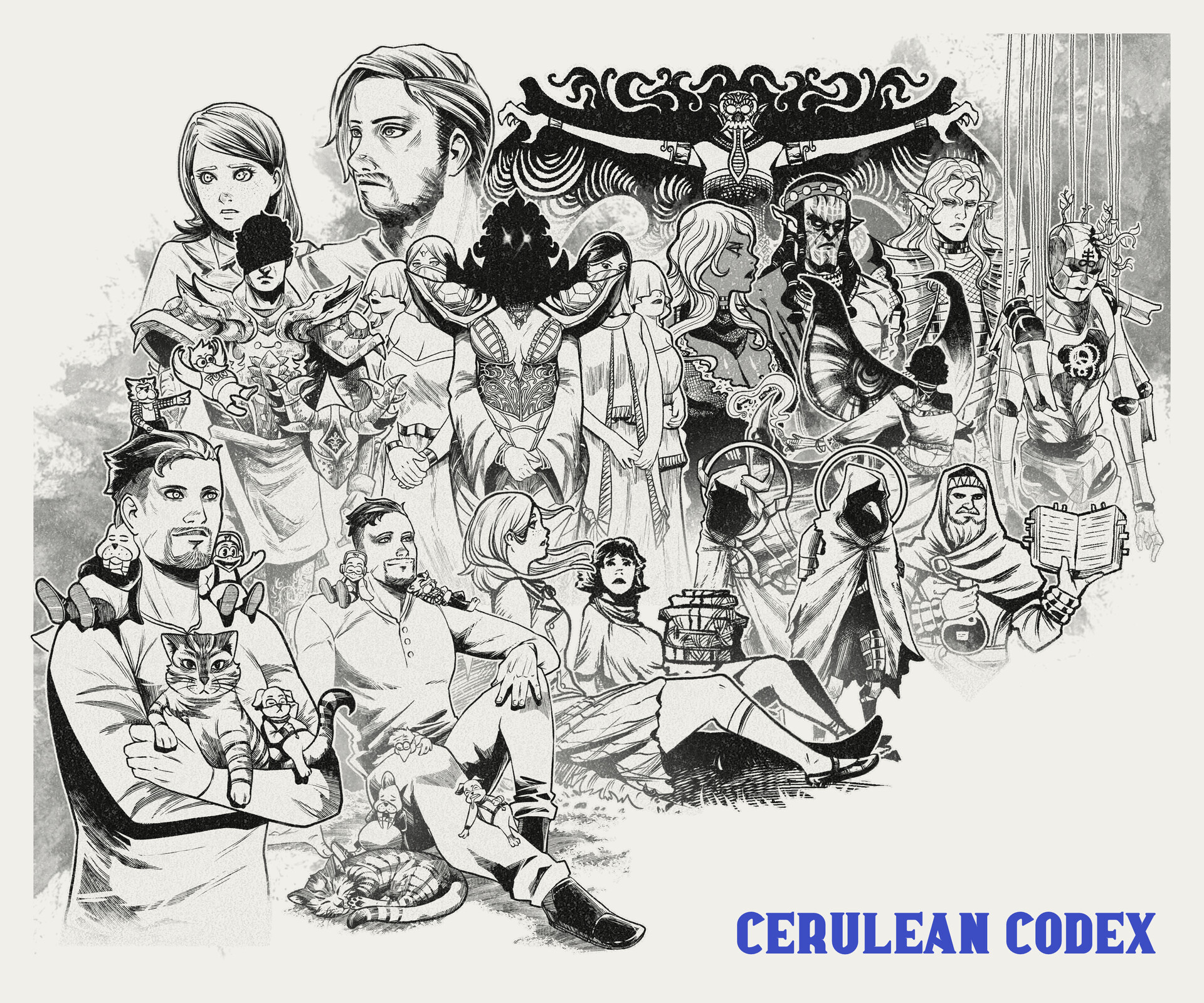 ArtStation - Cerulean Codex Characters