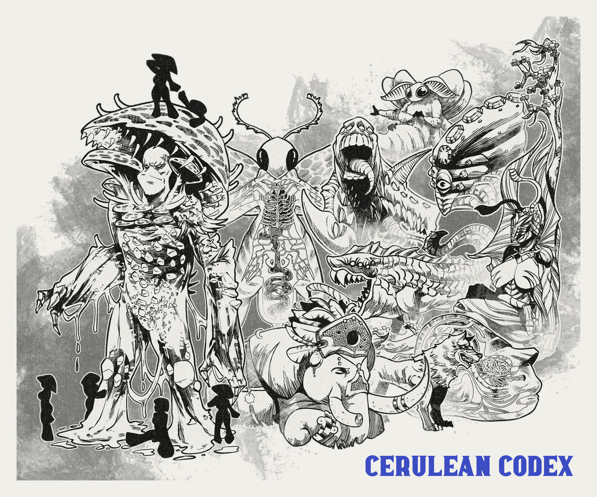 ArtStation - Cerulean Codex creatures