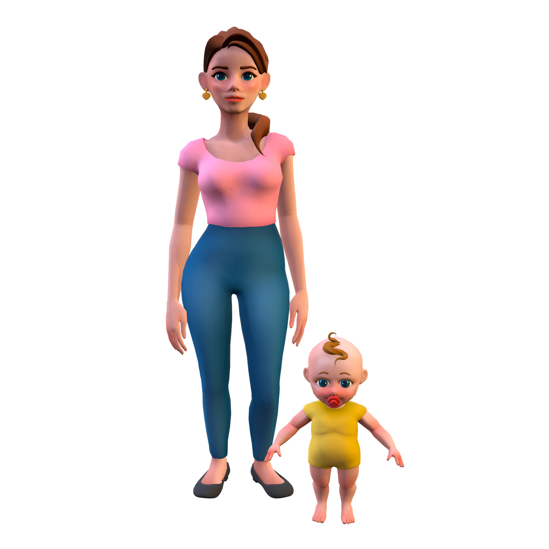 ArtStation - Mother and Child