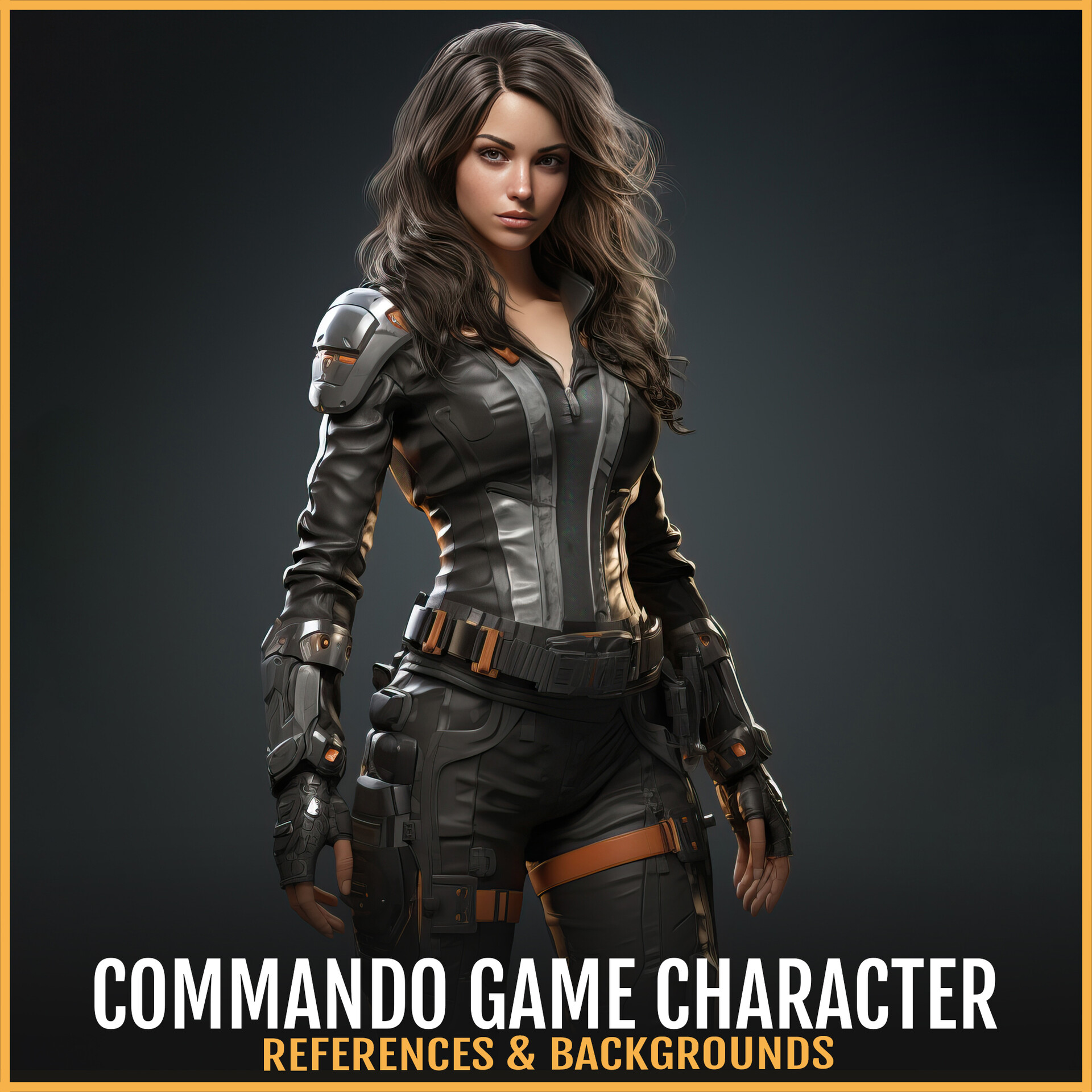 ArtStation - 303 Female Commando Game Character