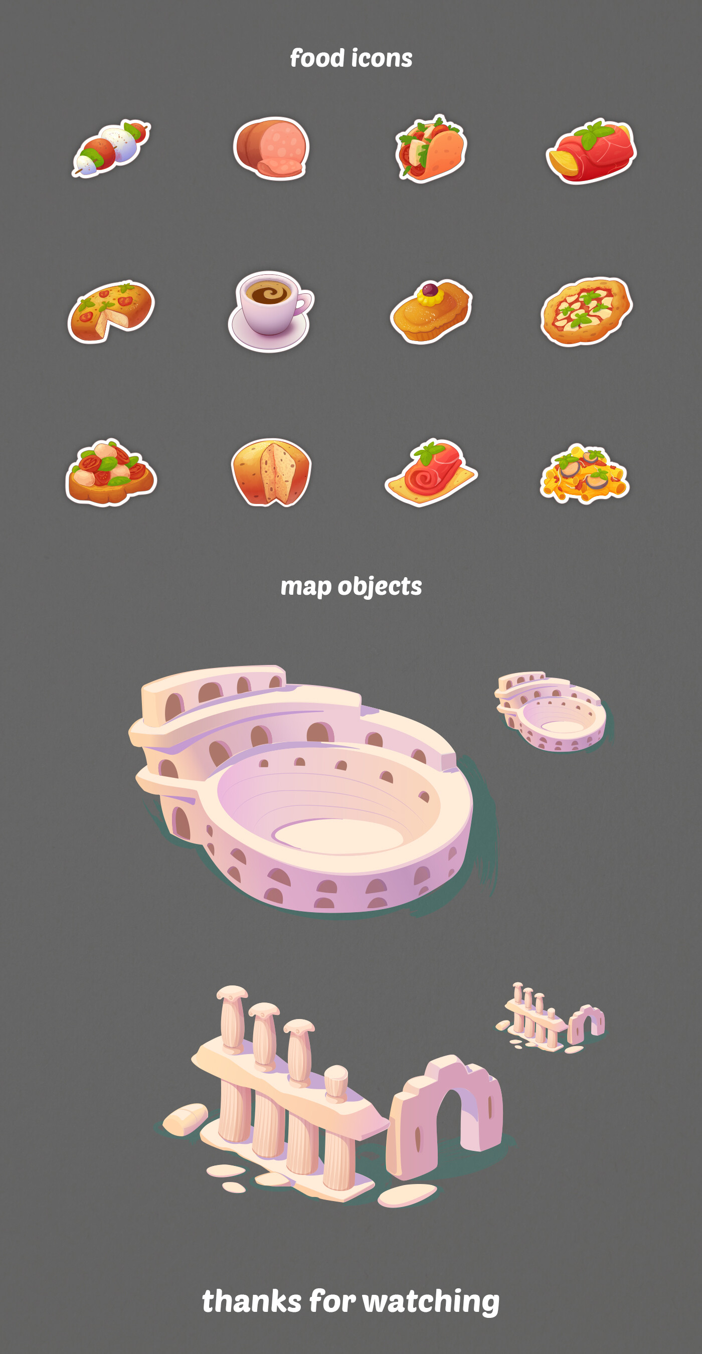 ArtStation - Food icons