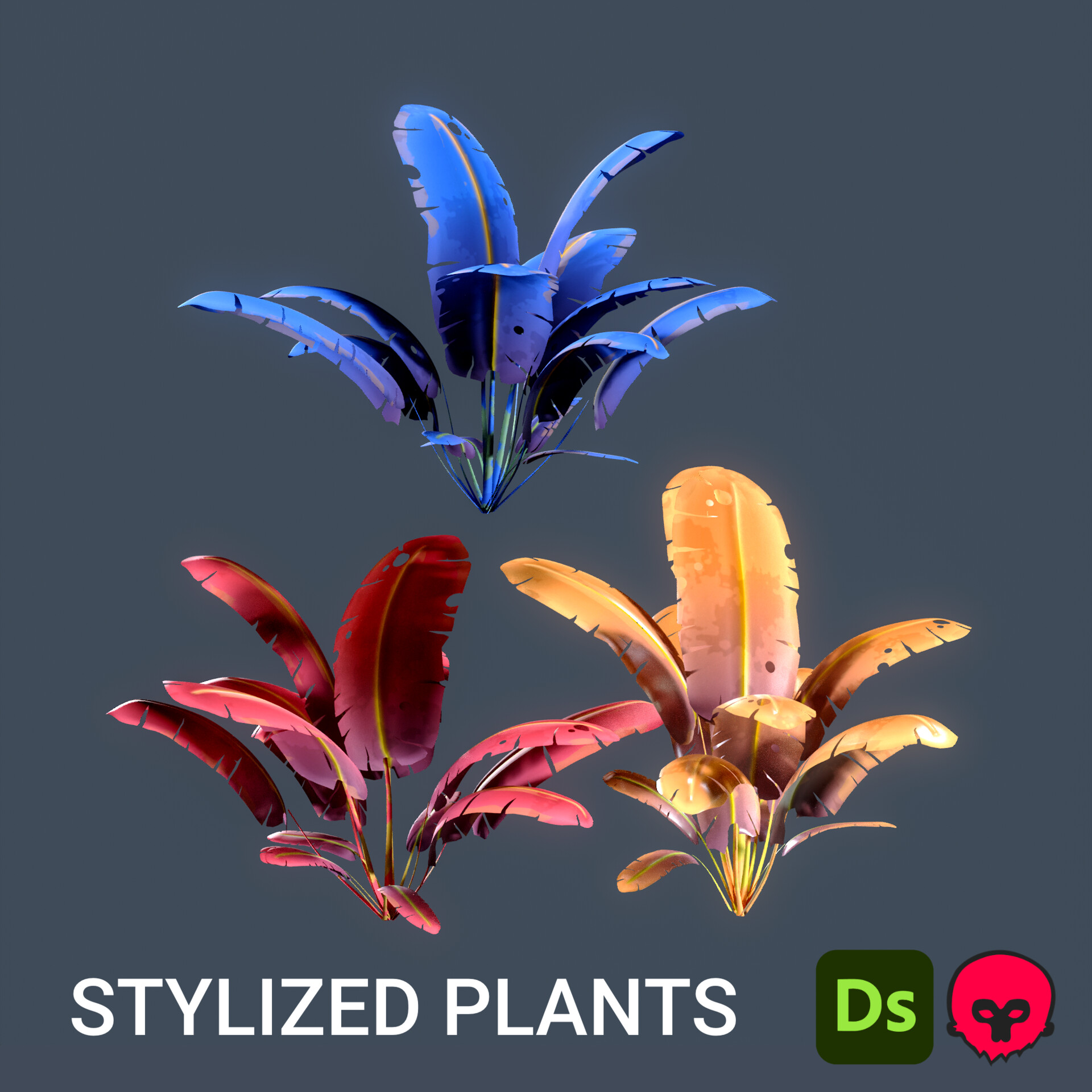 ArtStation - Stylized Plants