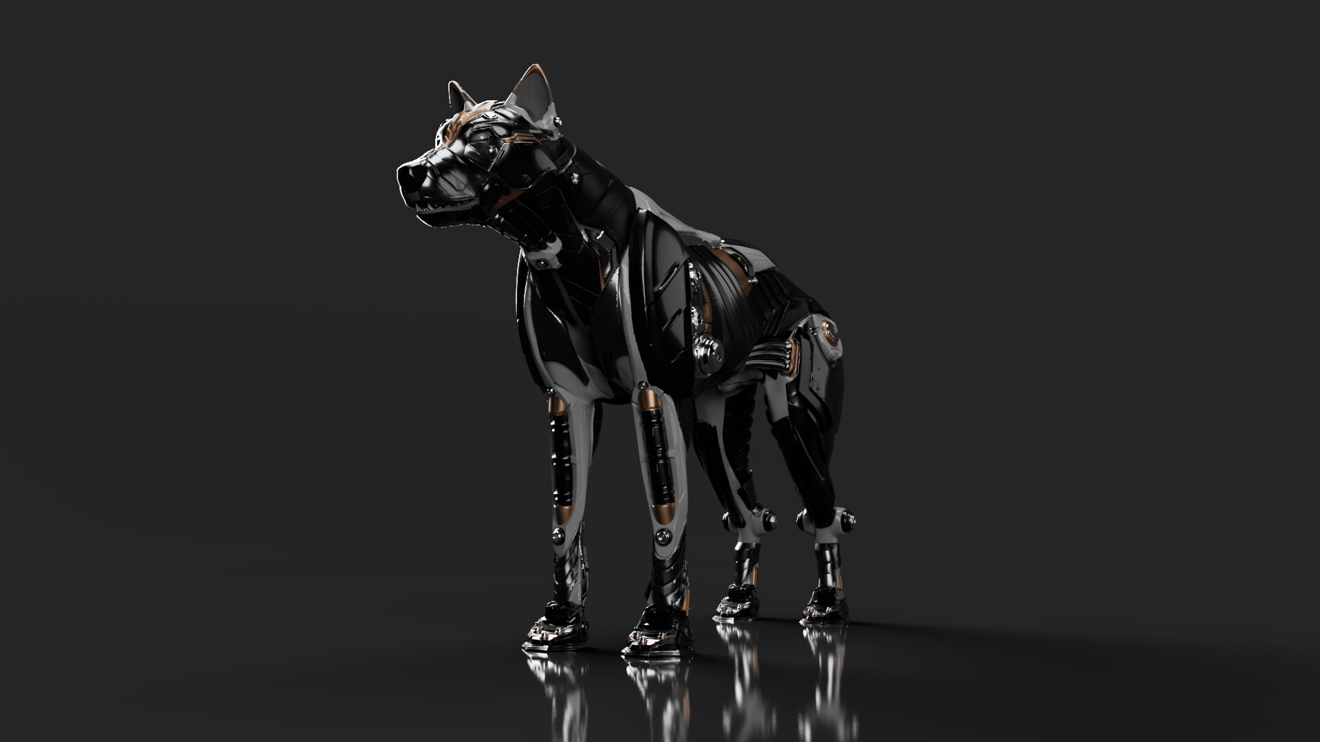 ArtStation - Meca Wolf