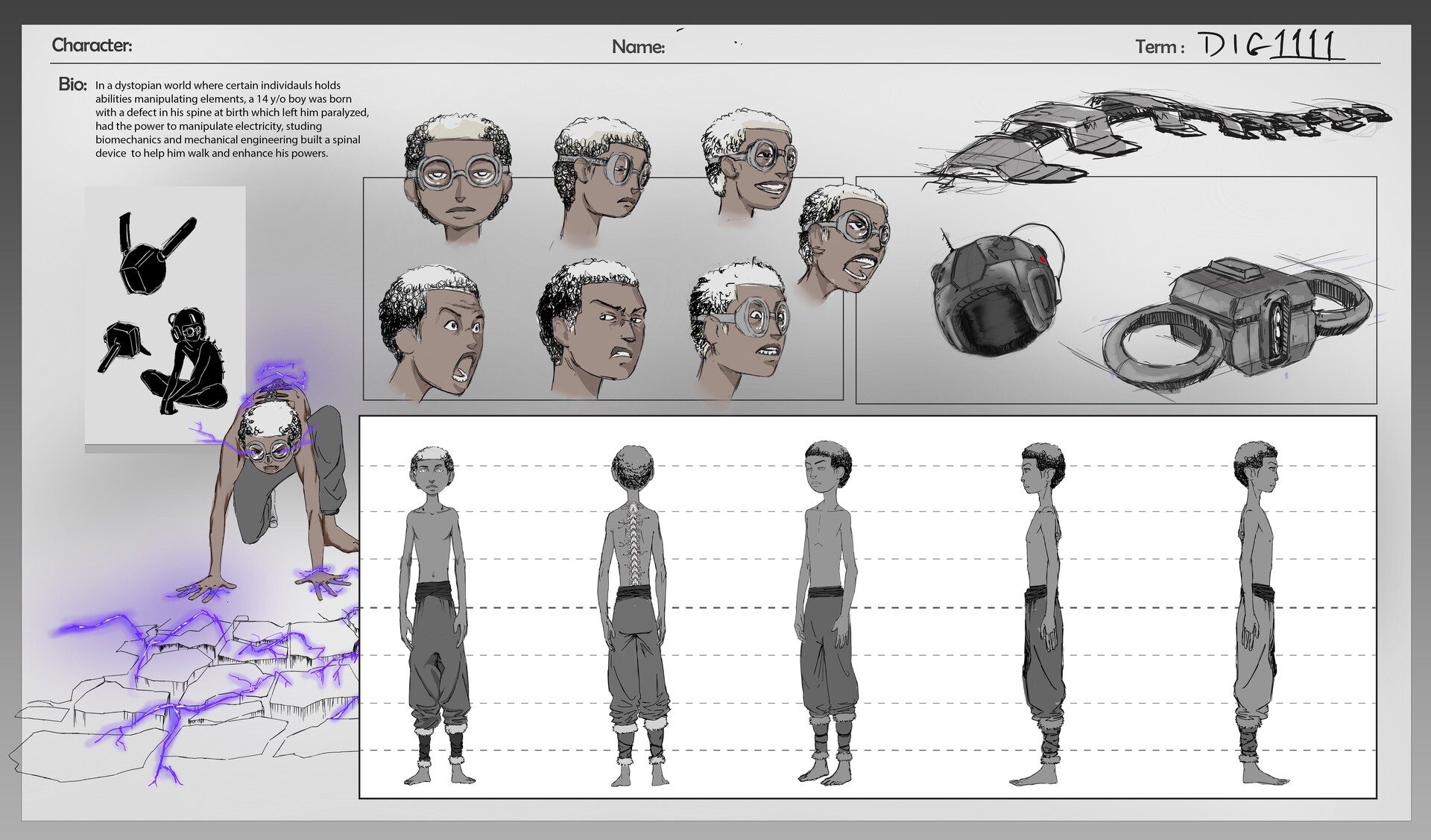 ArtStation - Character sheet