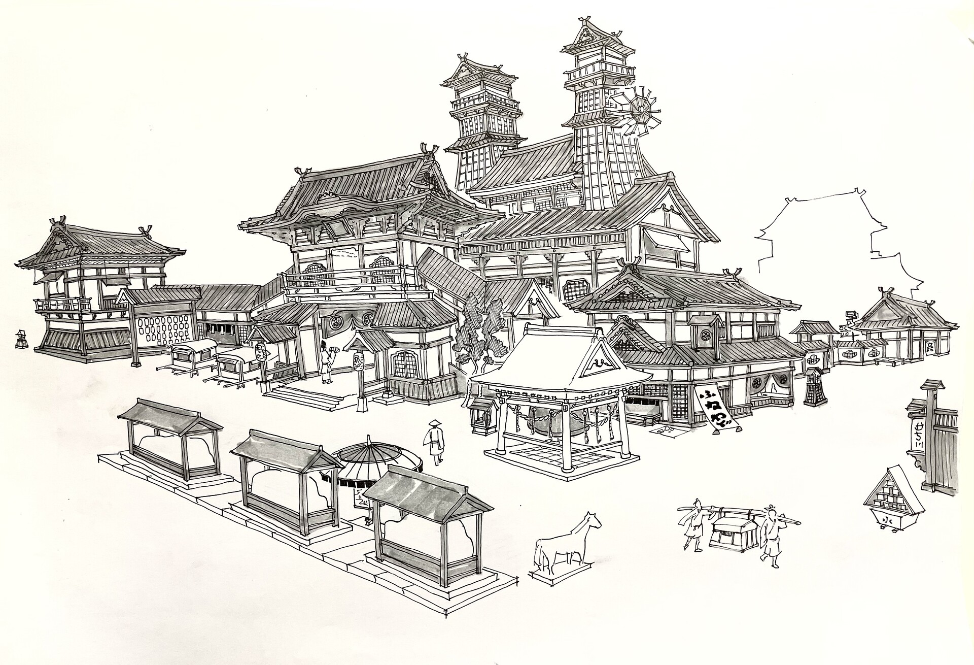 hongyu yin - 一梦江湖，阴阳师，王者荣耀 一些外包图