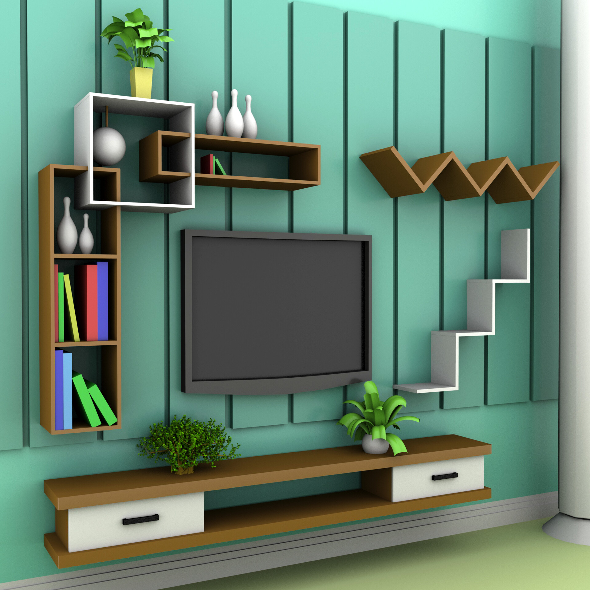 ArtStation - Wall modeling