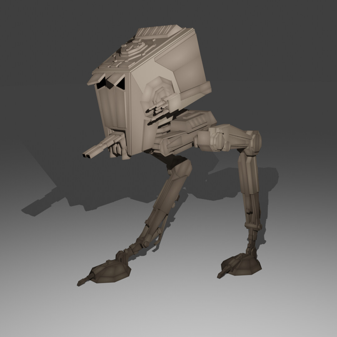 ArtStation - Robot Walk Cycle