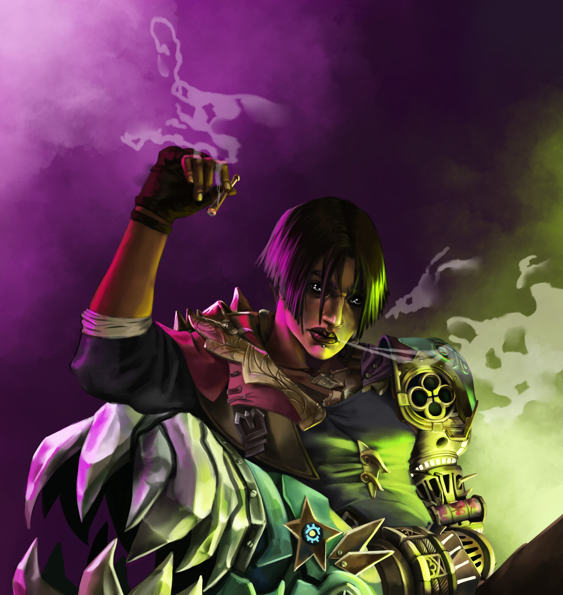 ArtStation - Sevika Arcane fanart
