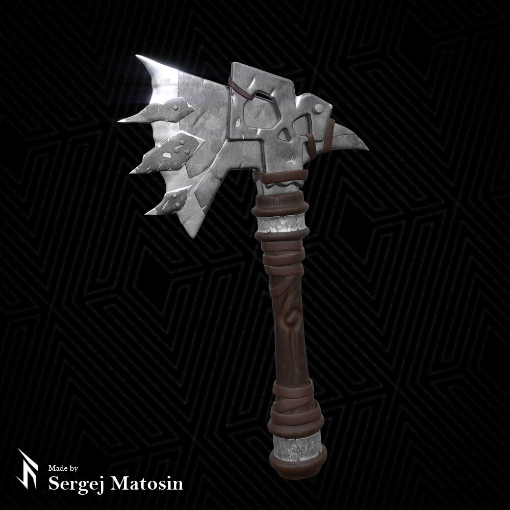 ArtStation - Skull Axe