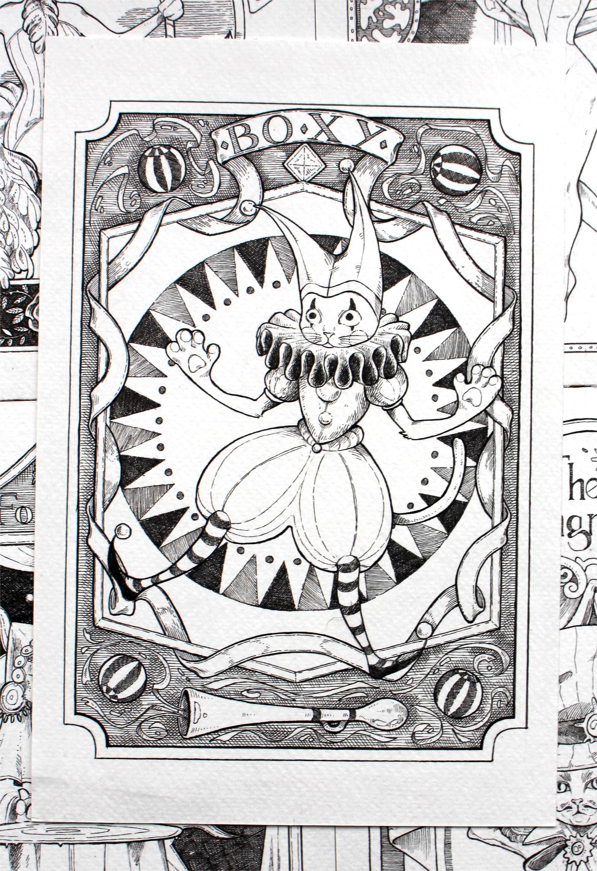 ArtStation - Circus Cats - Boxy The Clown