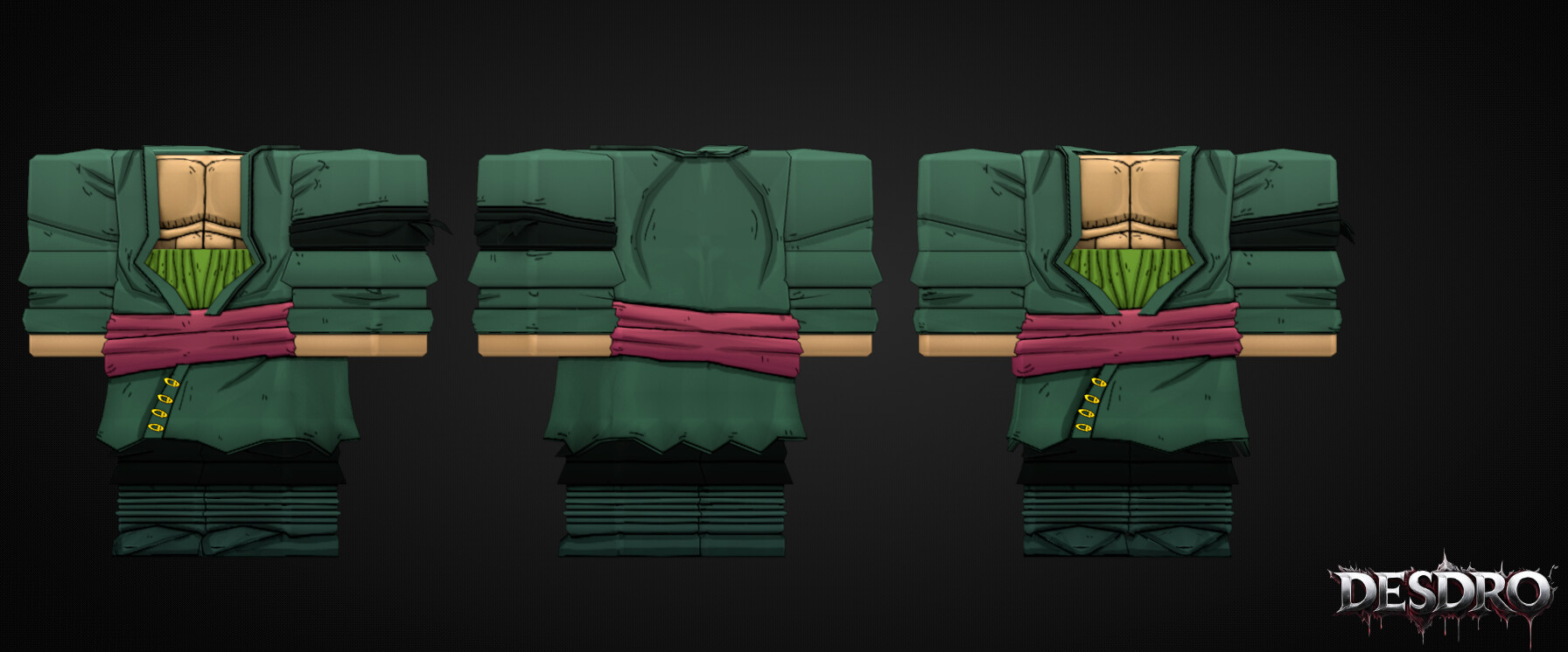 ArtStation - Zoro Cloth From One Piece
