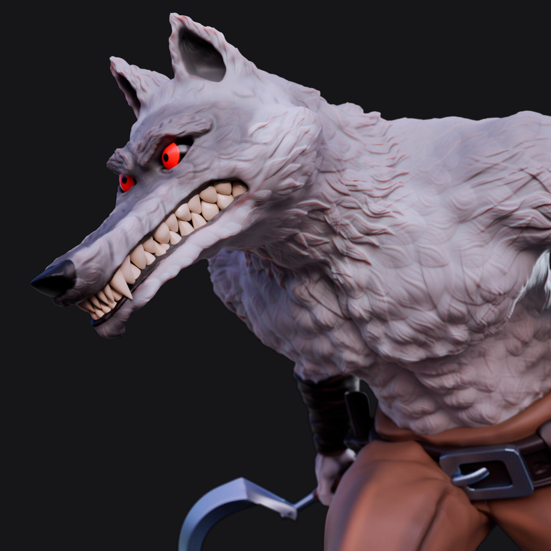 ArtStation - Death - The Wolf (Fan Art) Puss in Boots: The Last Wish