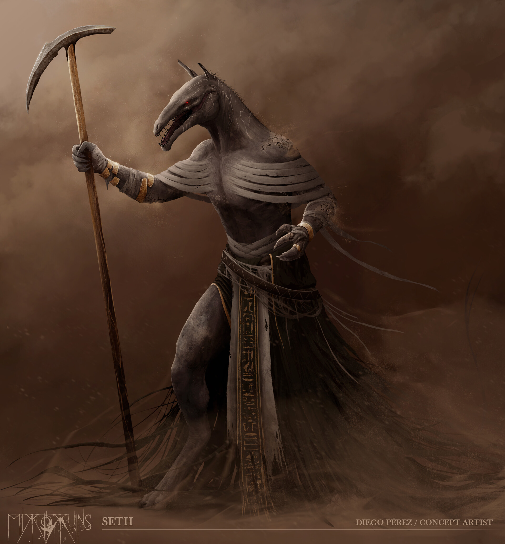 ArtStation - SETH The god of chaos