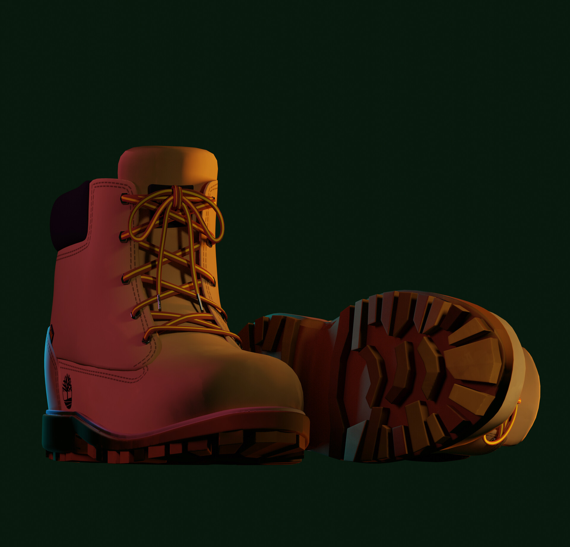 ArtStation - Timberland boots