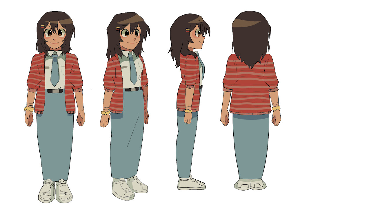 ArtStation - Another Character Model Sheet (Pose and Expression)