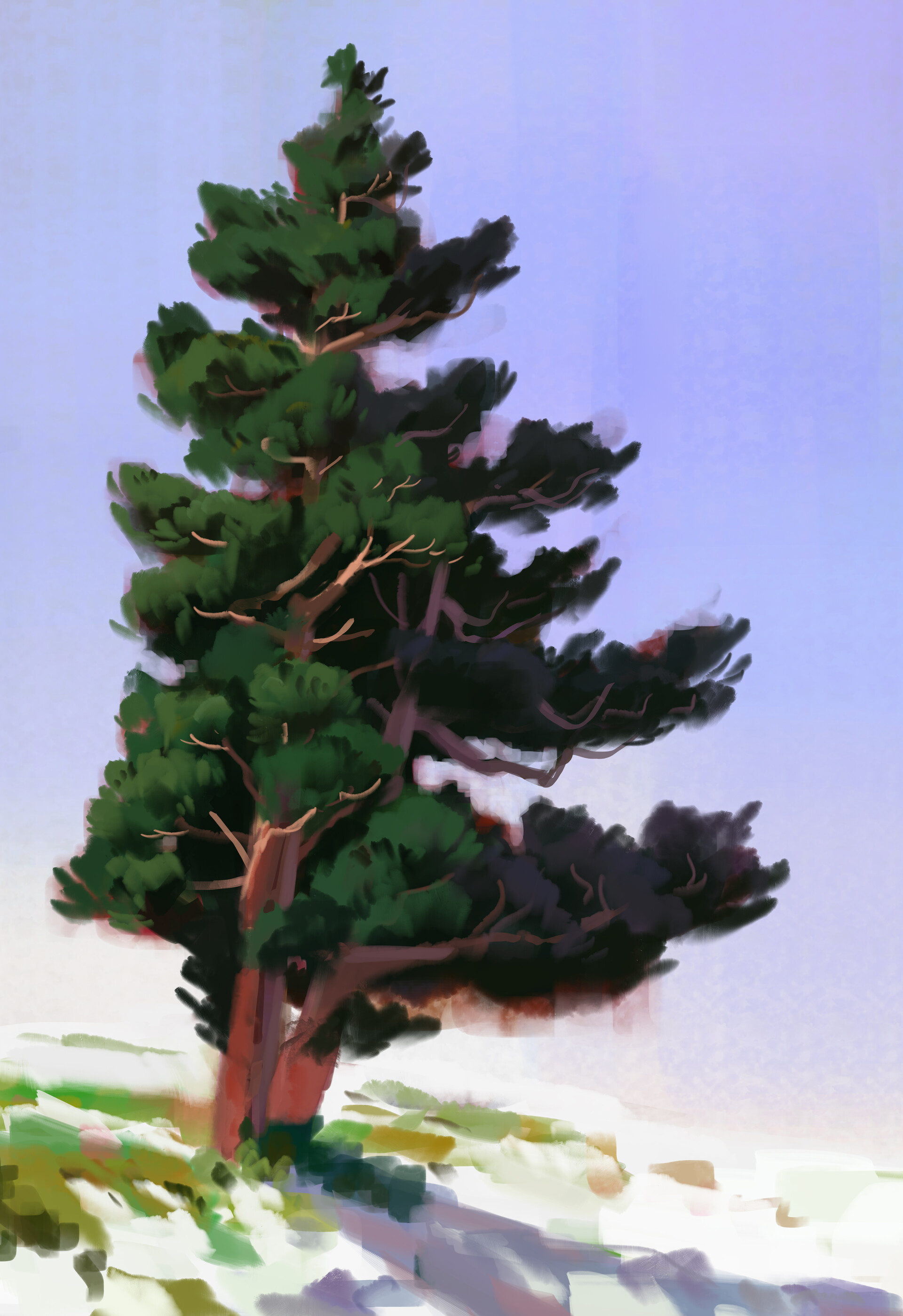 ArtStation - tree study