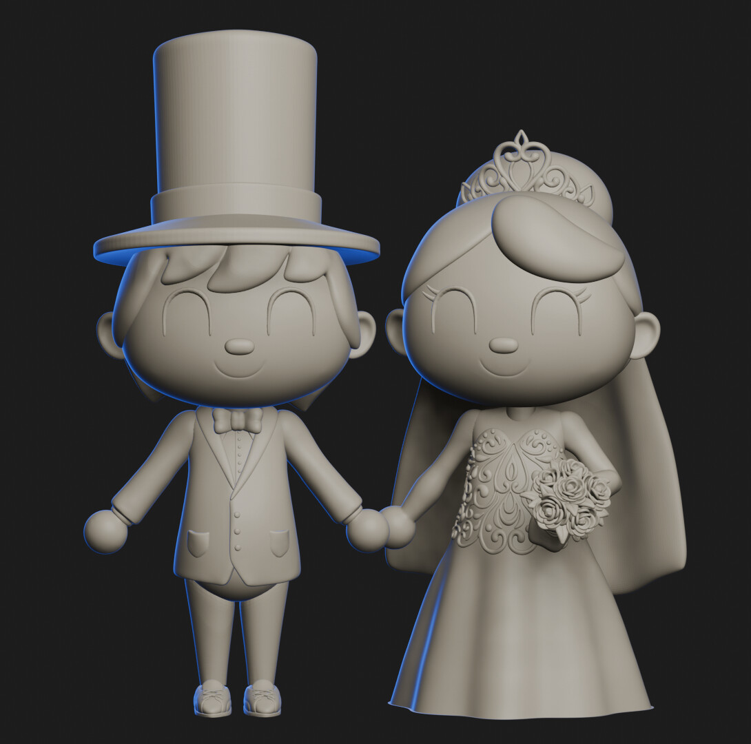 ArtStation - Animal Crossing Wedding