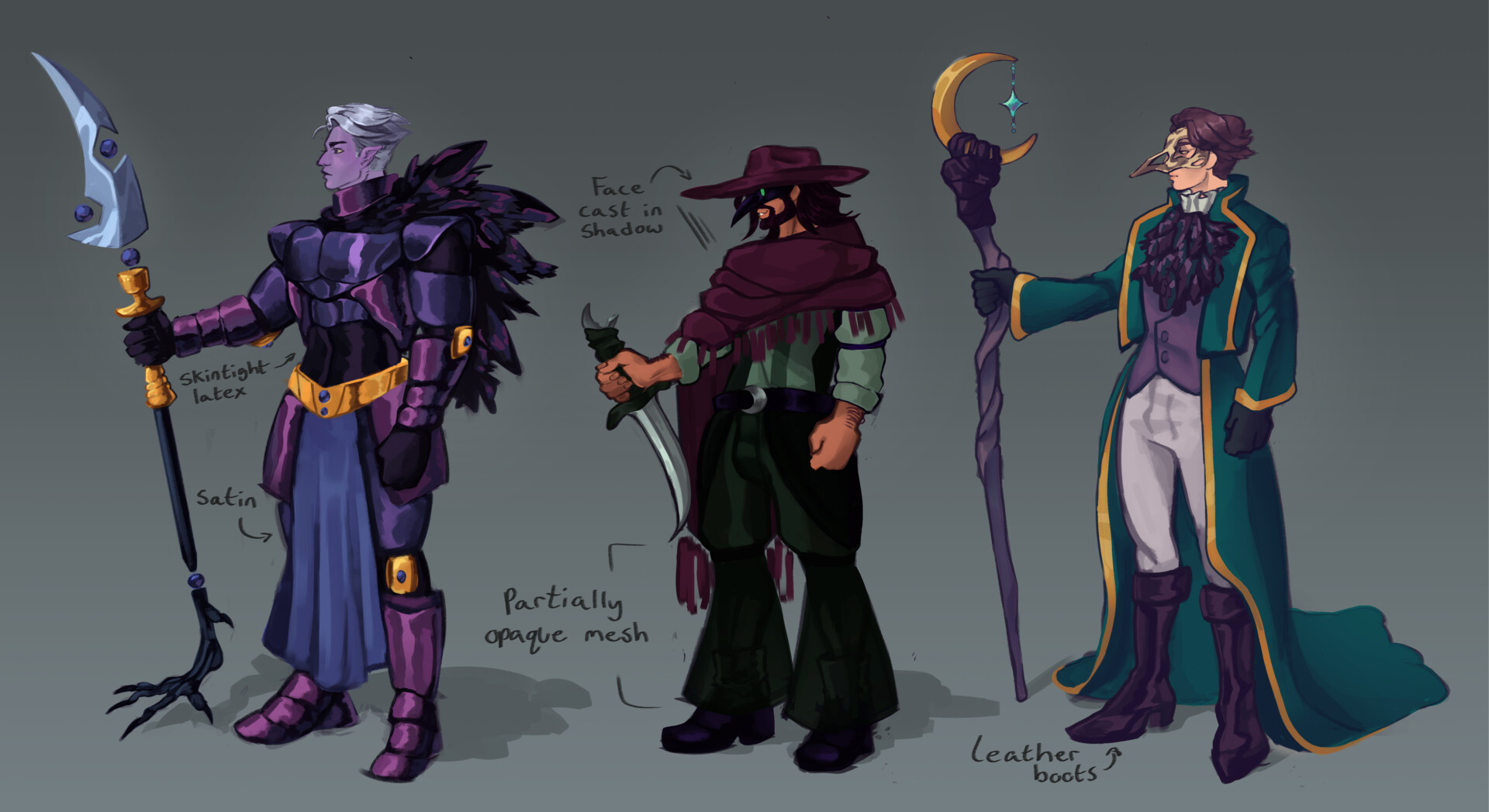 ArtStation - Crow motifs & DND classes