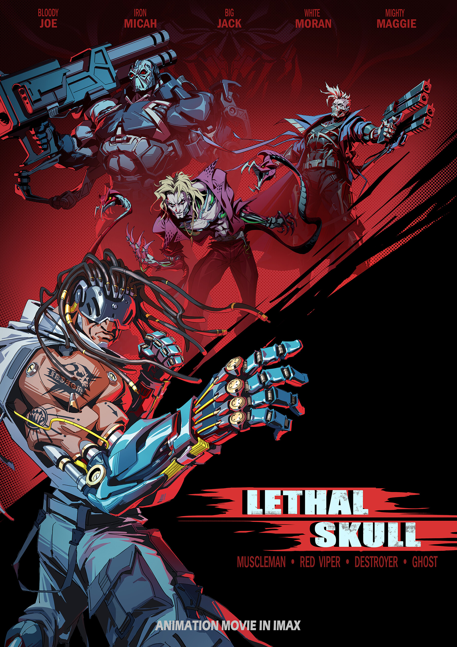 ArtStation - LETHAL SKULL POSTER