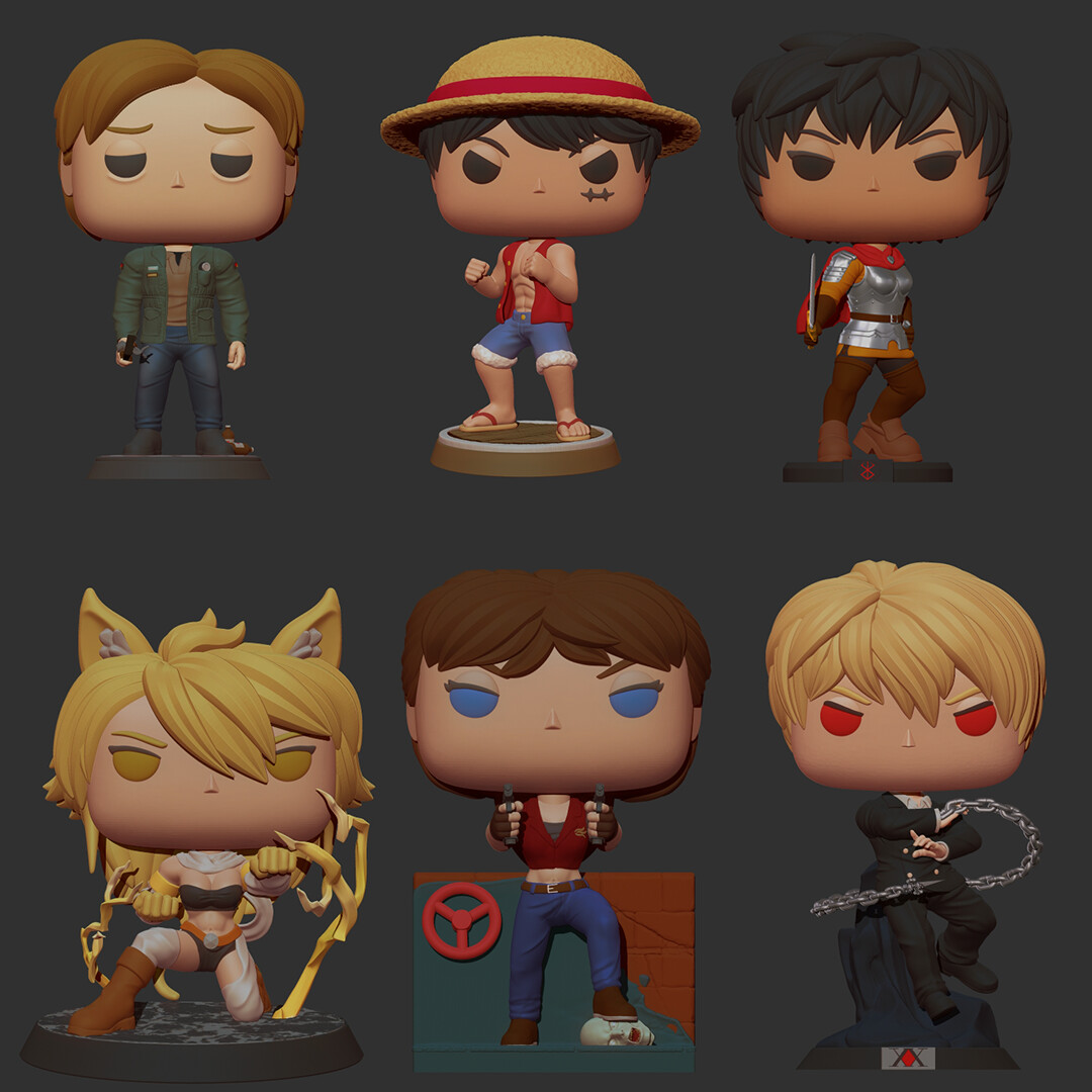 ArtStation - Funko style - an art