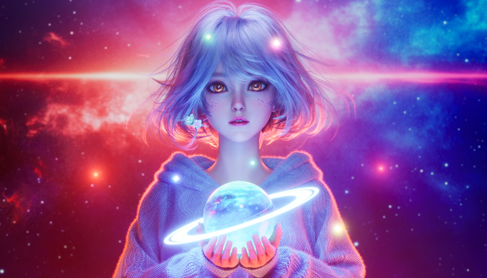 ArtStation - Galaxy girl