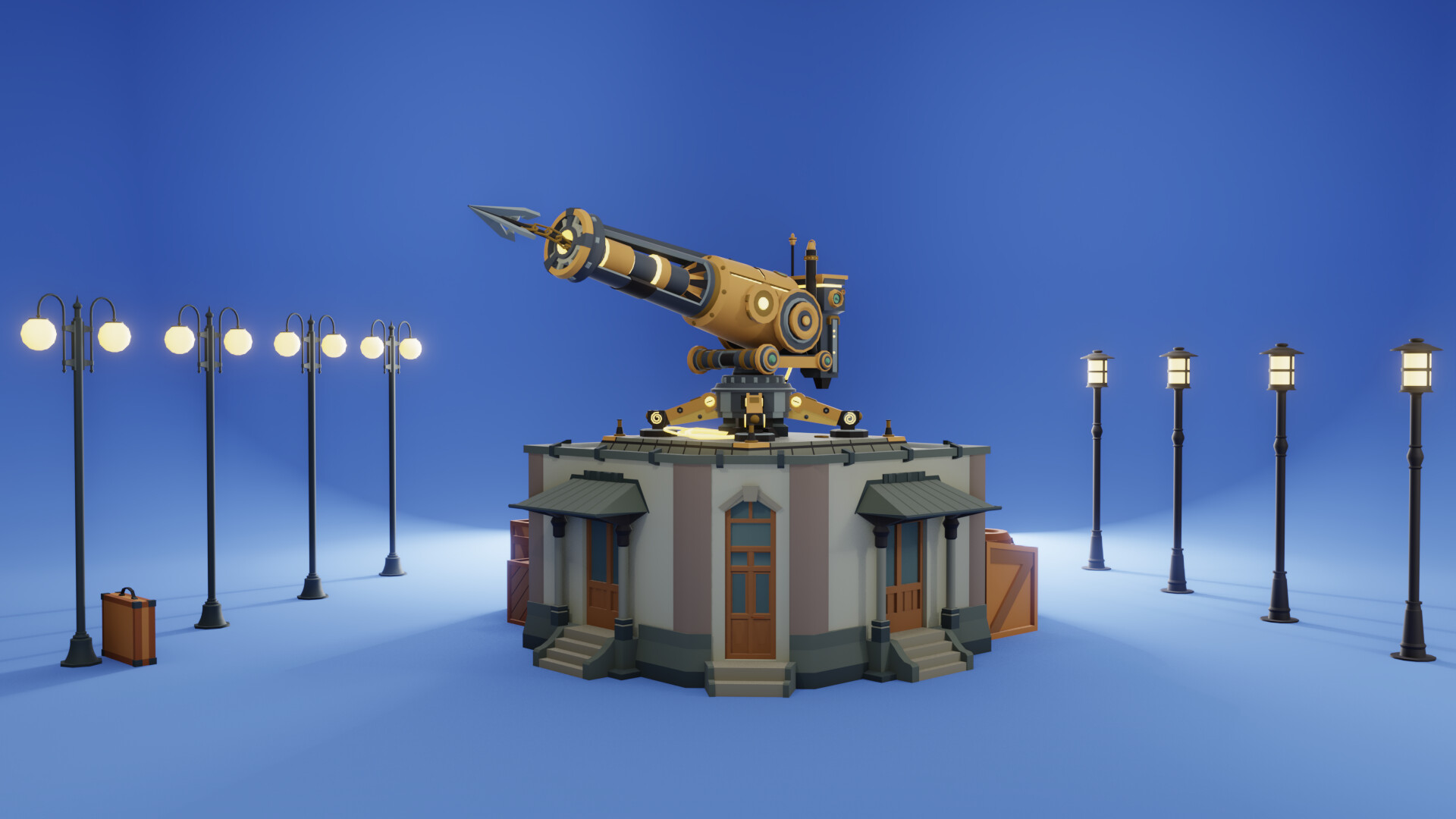 ArtStation - Steampunk Tower Defense pack Vol.1