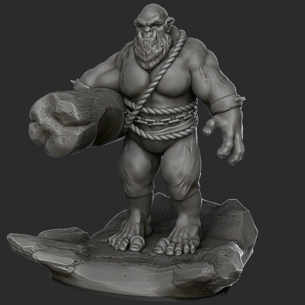 ArtStation - Ogre comission