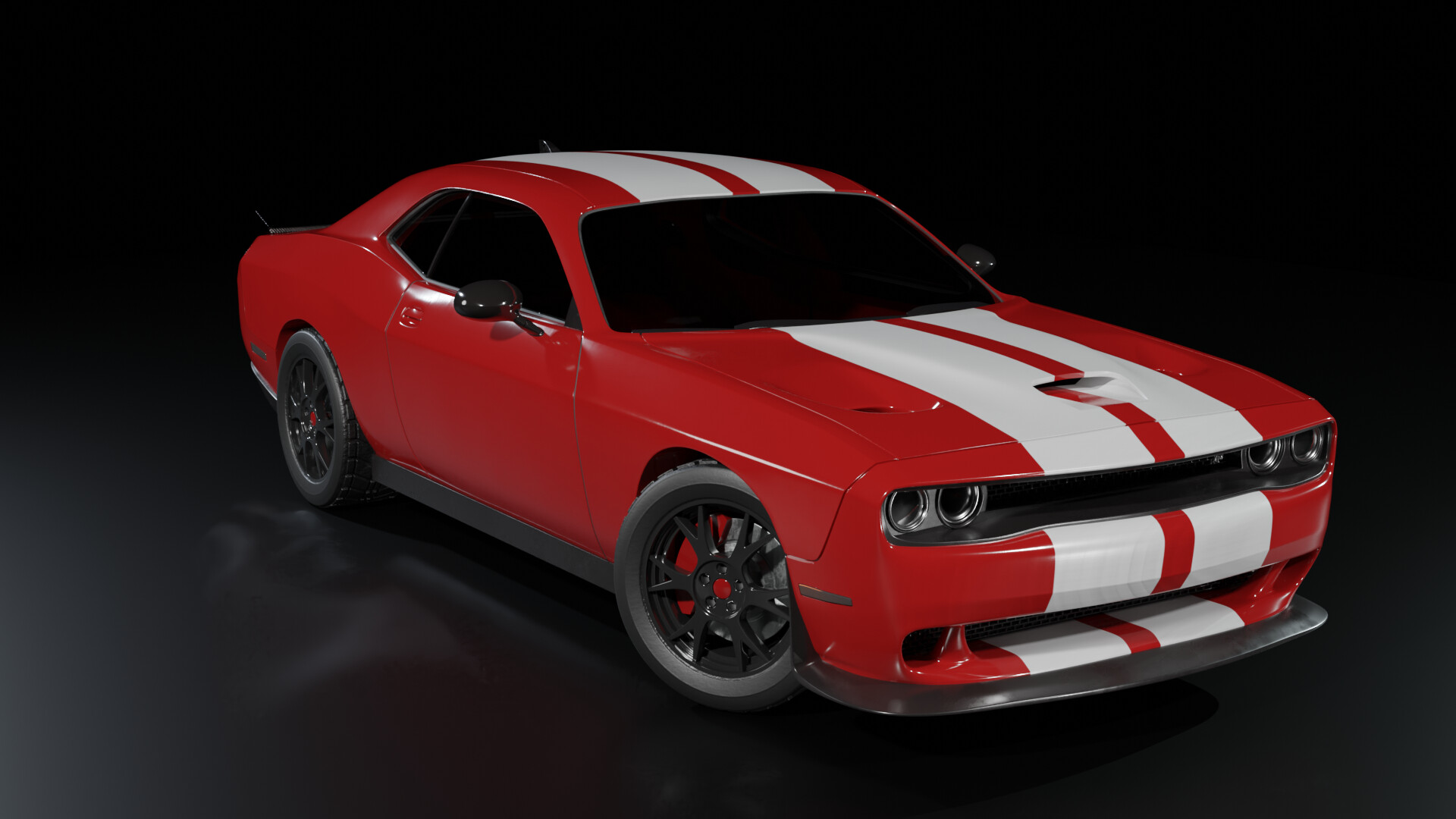 ArtStation - Dodge Hellcat SRT